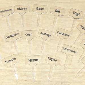 33 Garden Name Tags Svg Laser Cut Designs - Etsy
