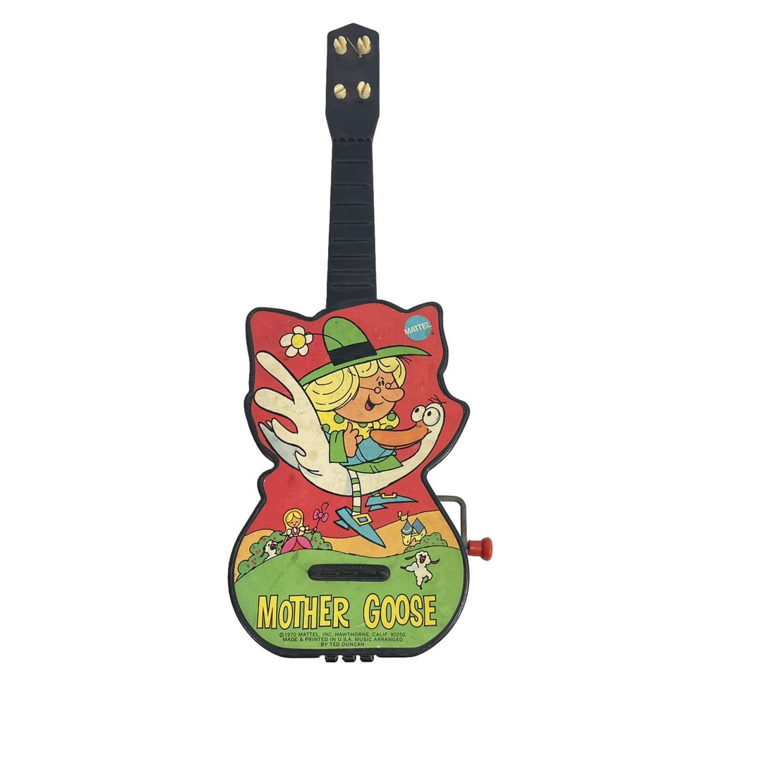 Original 1970 Vintage Mother Goose Music Maker Mattel Plastic Toy ...