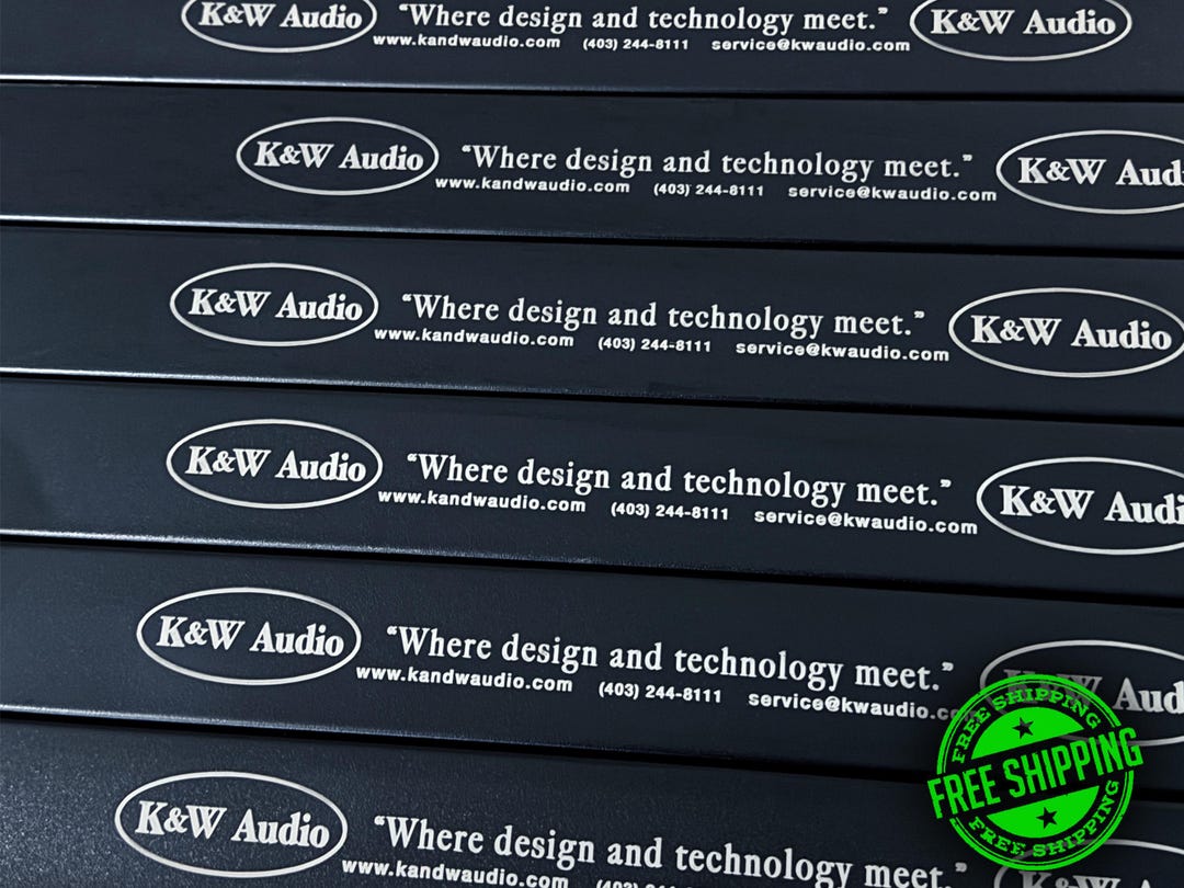 10 Pack - 1U Rack Panel With Custom Laser-engraved Branding - Made to ...