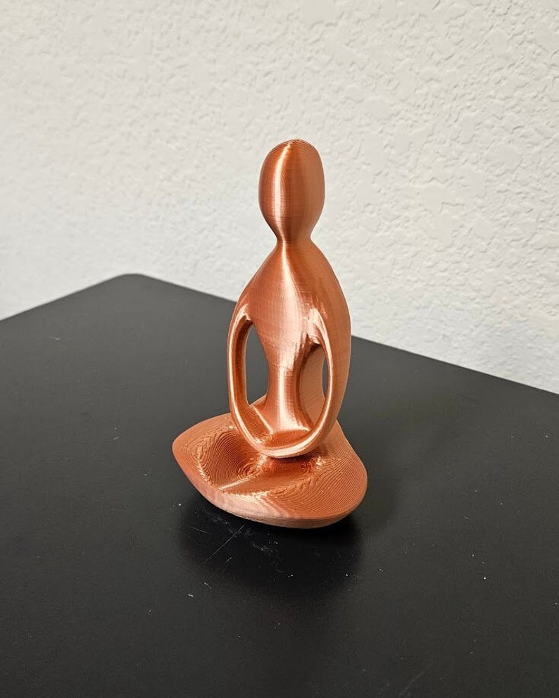 Praying Man Statue Shimmering Gold Color 5 Inches - Etsy