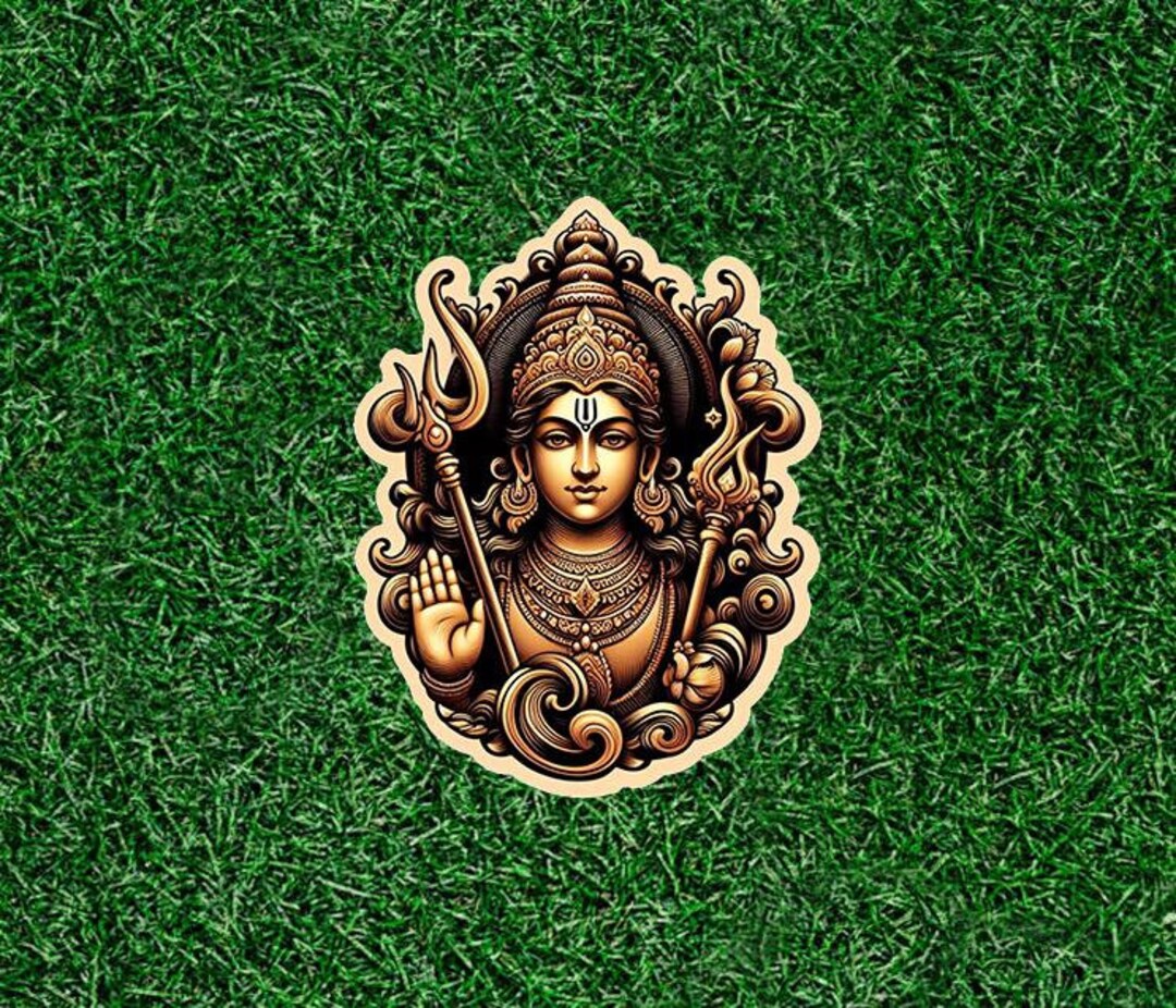 Hindu God Vinyl Sticker Decal Lord Vishnu Several Sizes Available - Etsy