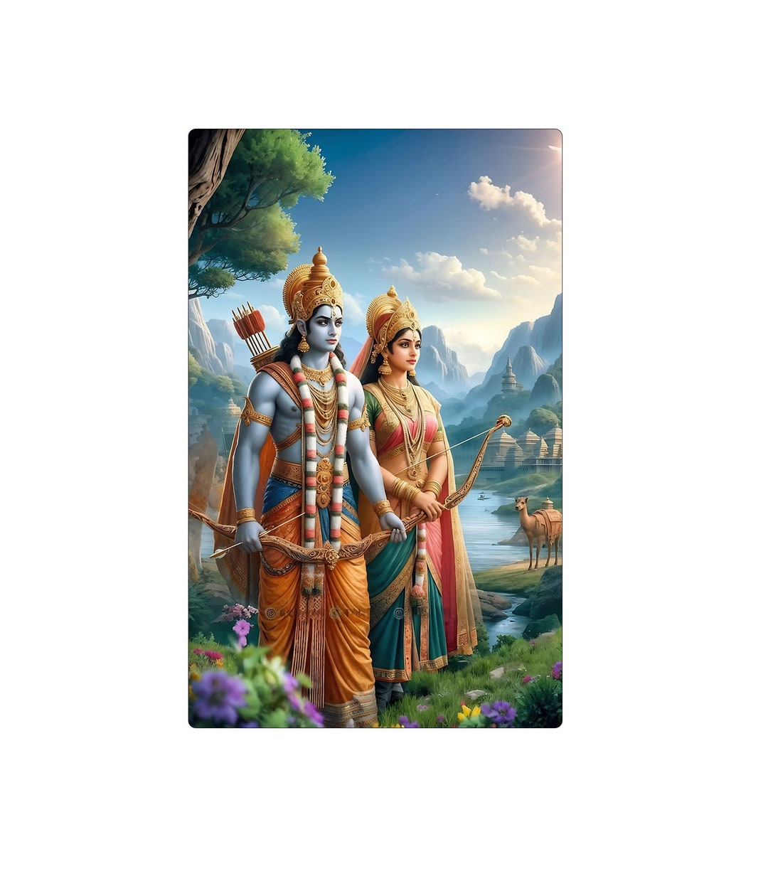 Ram Sita Waterproof Vinyl Sticker Decal Several Sizes Available - Etsy