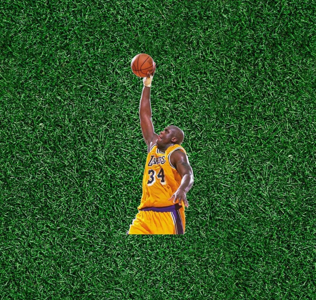 Lakers Shaq O'neal Vinyl Sticker Decal Several Sizes Available - Etsy