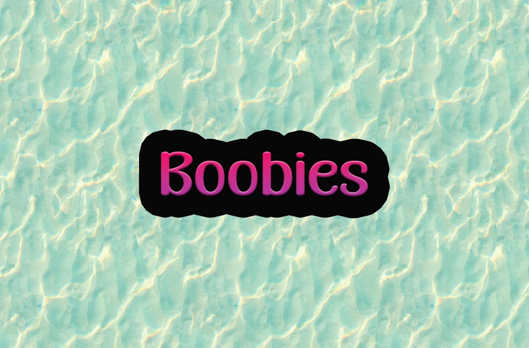 Adult Humor Decal Boobies Sticker Decal Several Sizes Available - Etsy