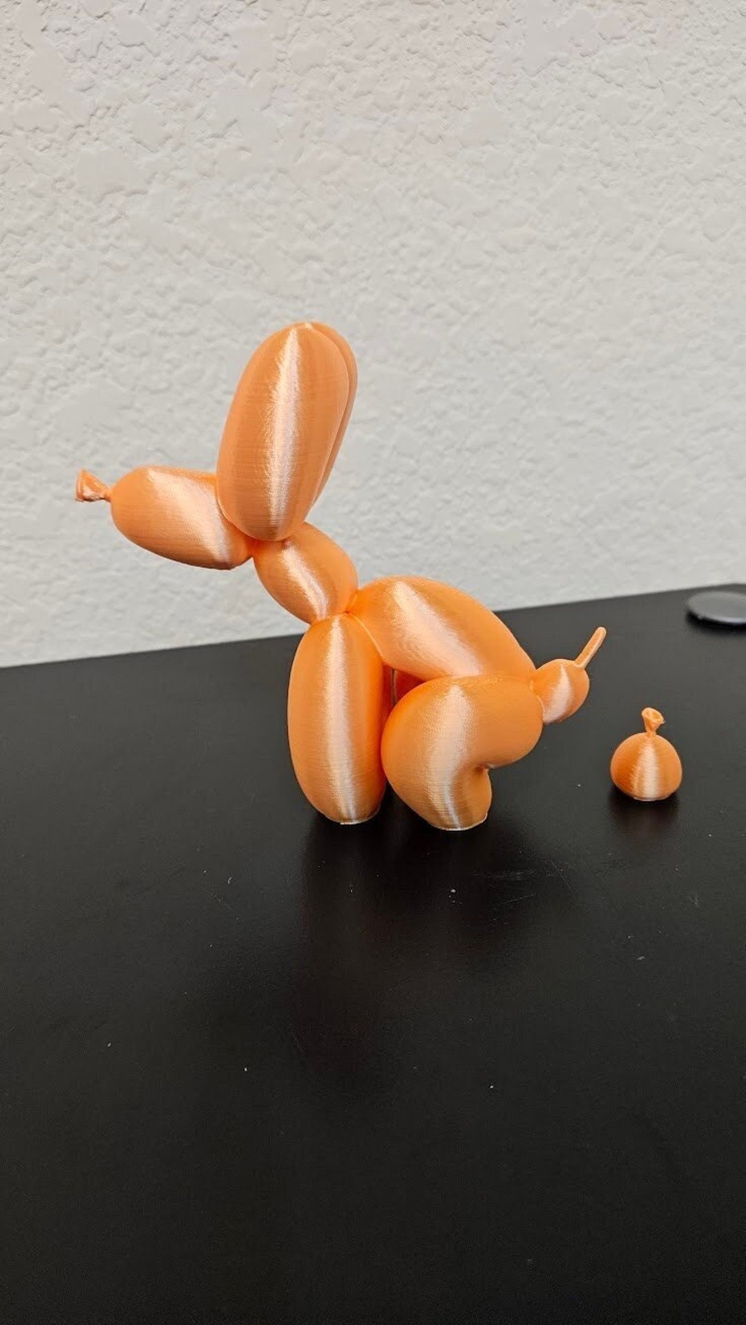 Balloon Dog Pooping Shimmering Orange Color 6 Inch Statue - Etsy