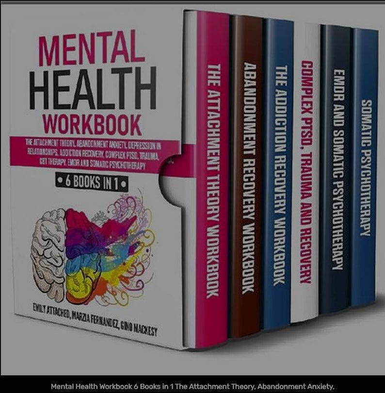 Mental Health Workbook: Attachment Theory, Anxiety (6 Books in 1) - Etsy