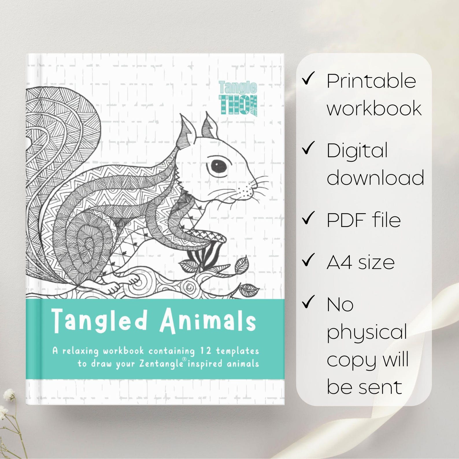 12 Animal Zentangle Templates With Pattern Examples and Ideas Sheet ...