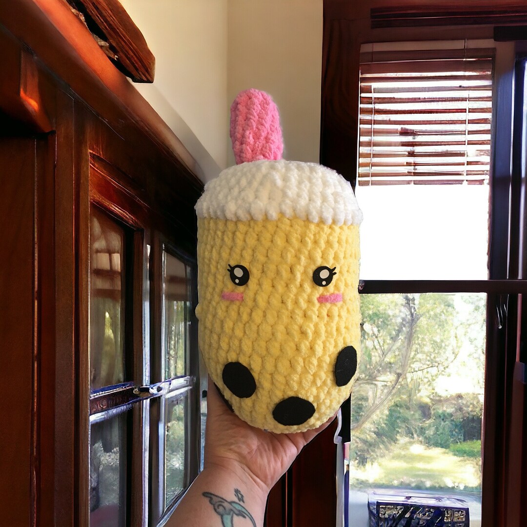 Large Boba Tea Crochet - Etsy