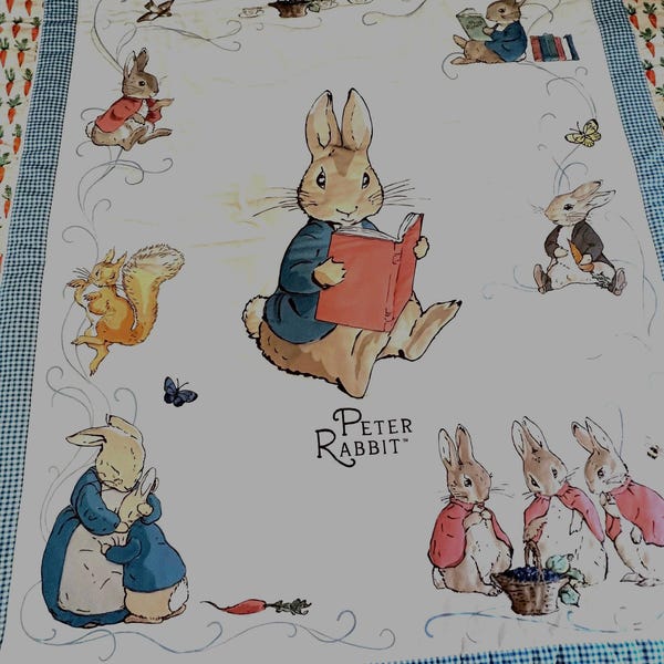 Fabric Peter Rabbit - Etsy