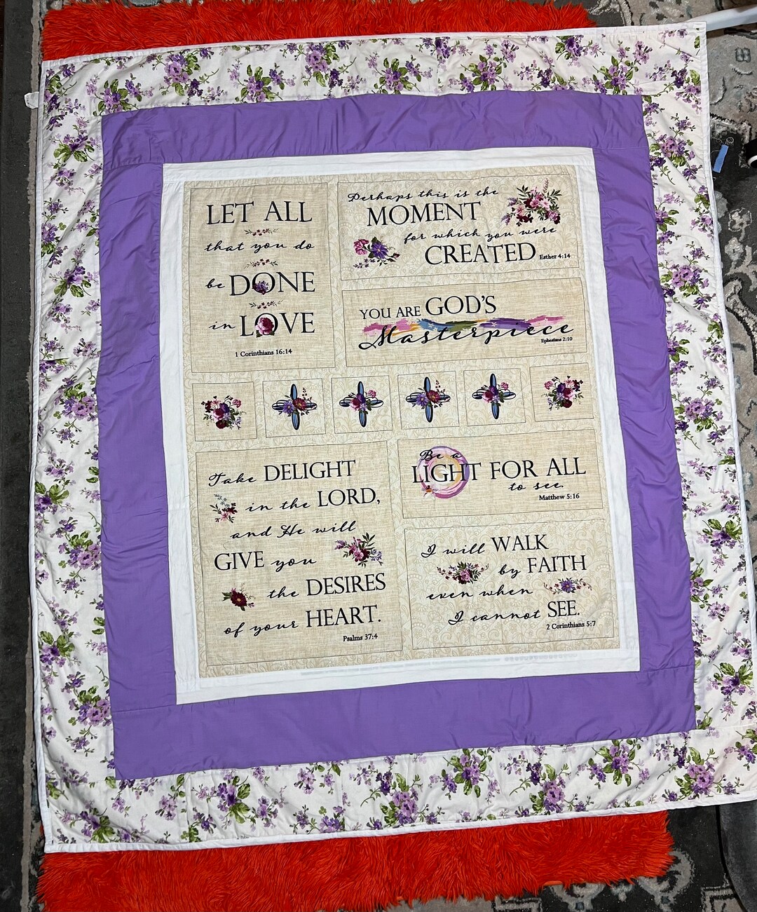 Bible Verses Quilt - Etsy