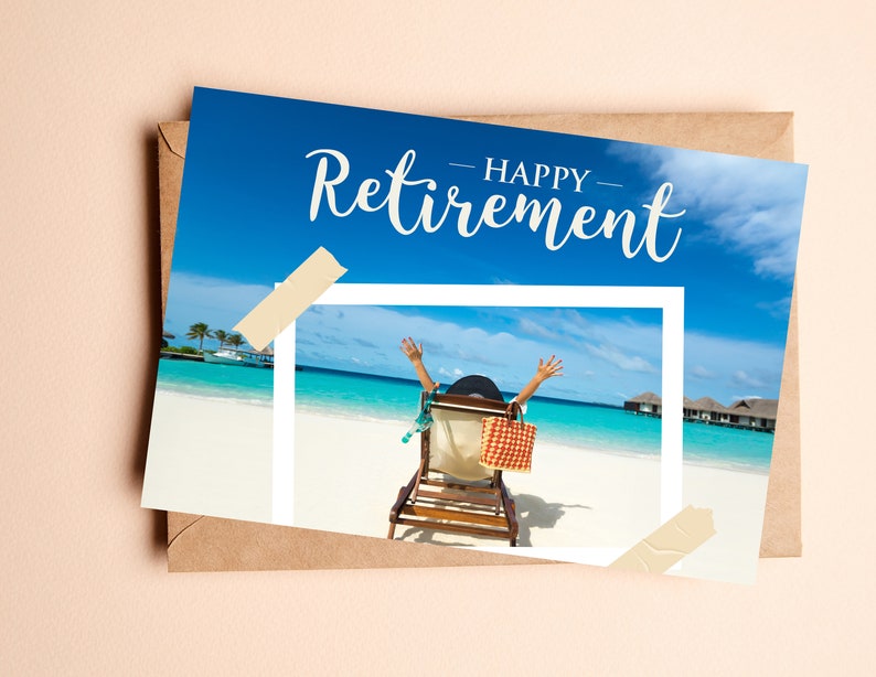 Happy Retirement Card - Digital - Etsy