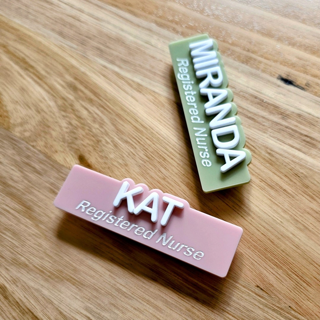 Name Badge - Etsy
