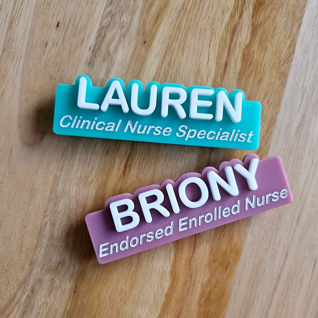 Name Badge - Etsy