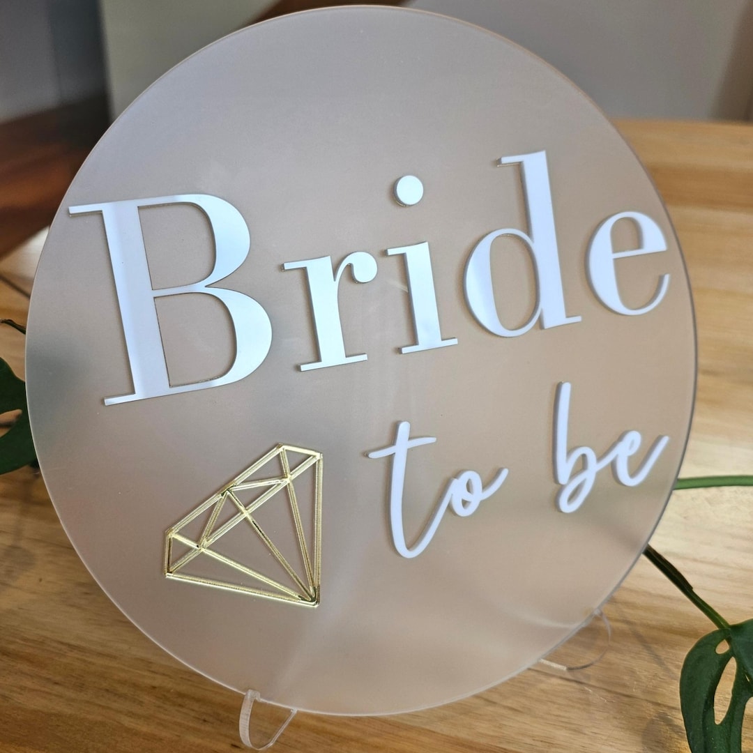 Bride to Be Sign - Etsy