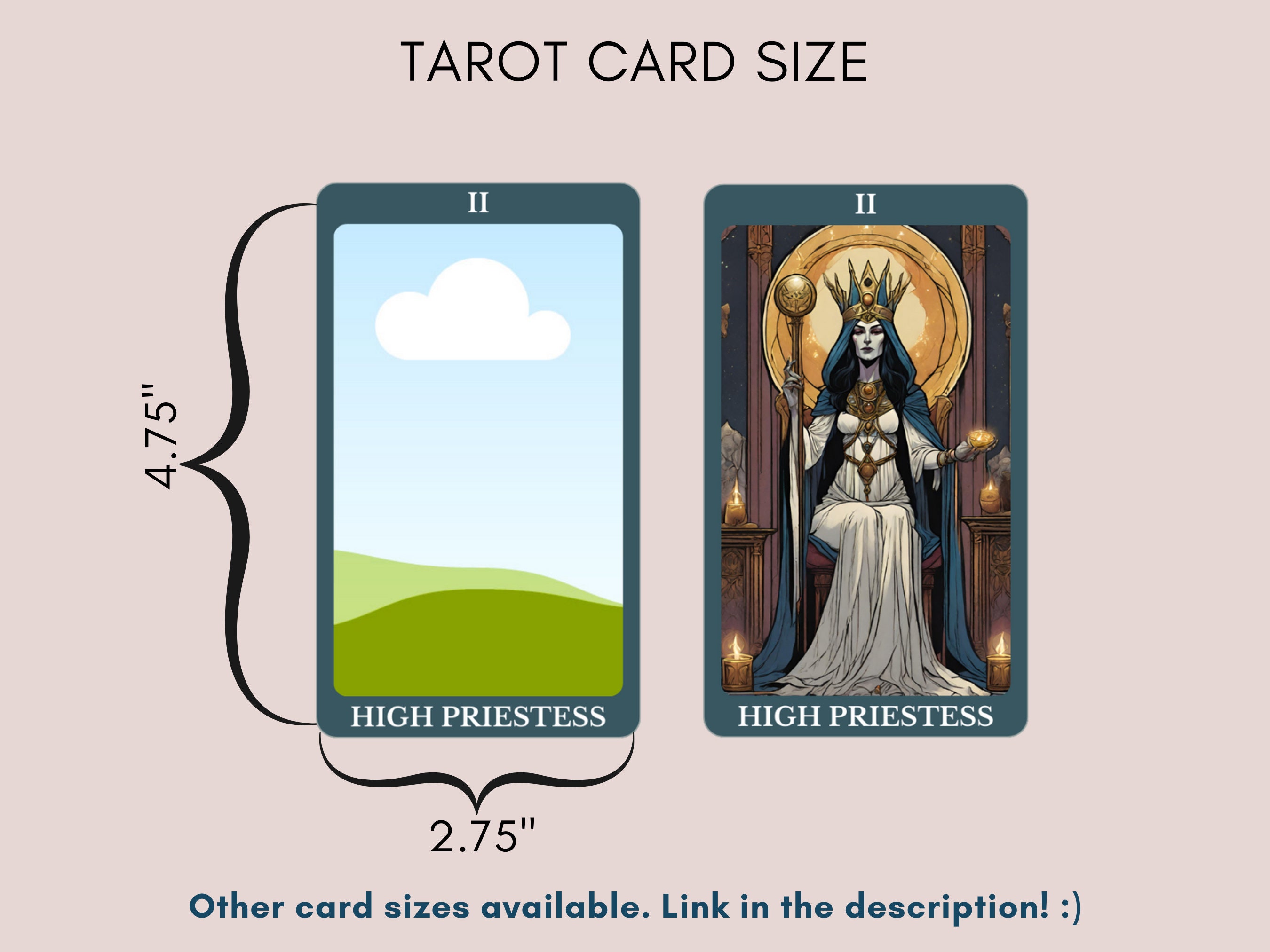 Custom Tarot Cards, Tarot Cards Deck, Tarot Cards Printable, Digital ...