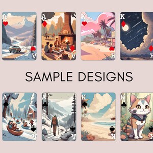 Custom Playing Cards, Playing Cards Template, Personalized Cards, Deck ...