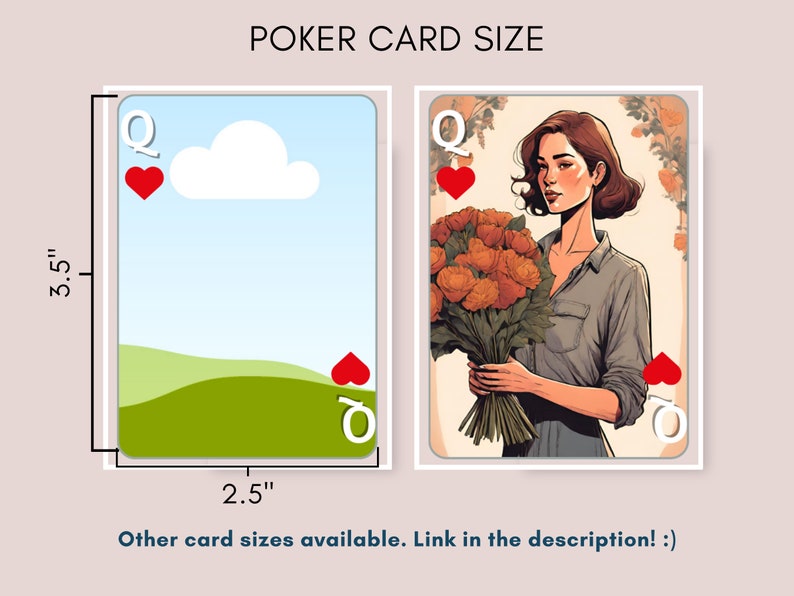 Custom Playing Cards, Playing Cards Template, Personalized Cards, Deck ...