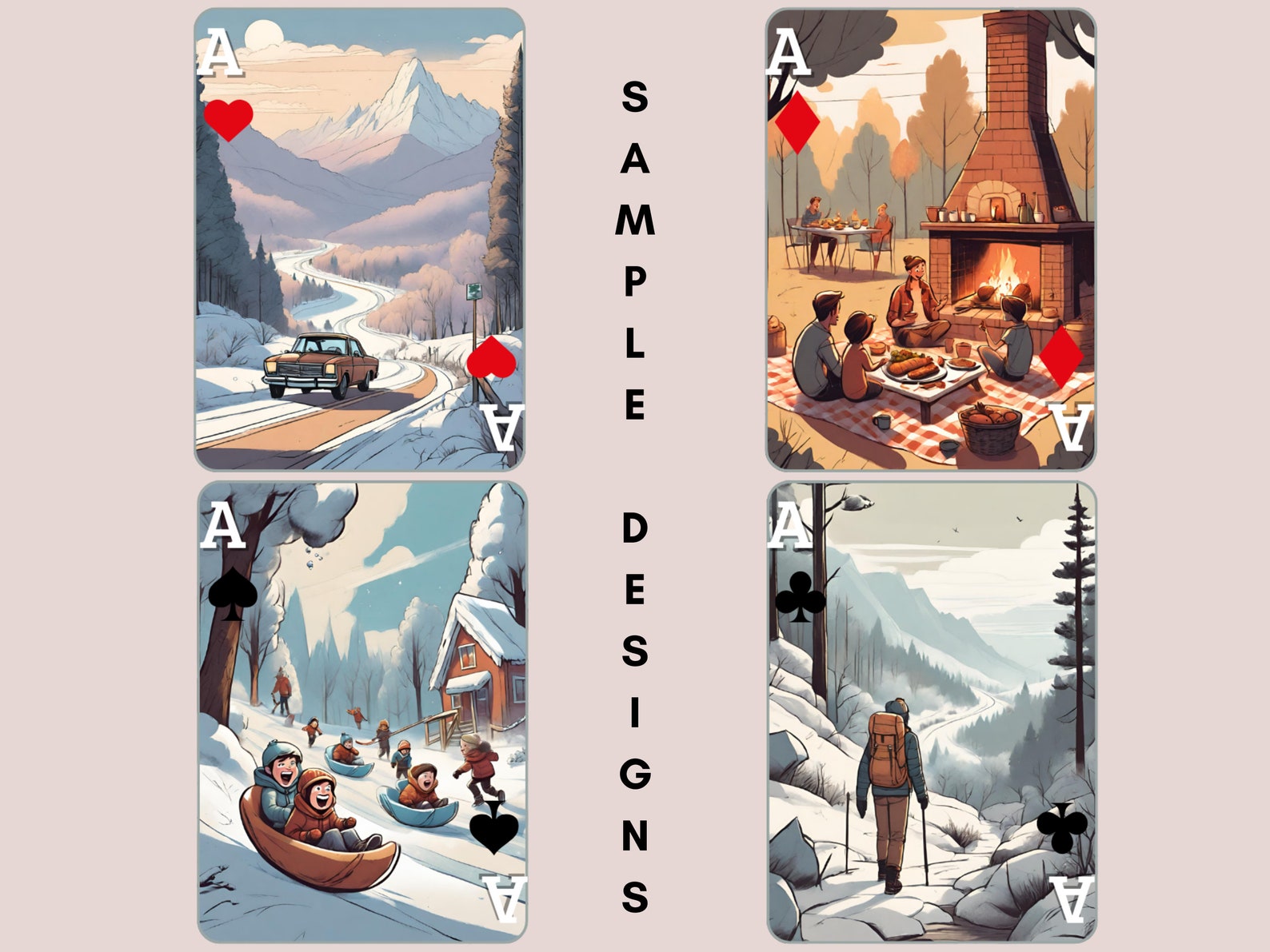 Custom Playing Cards, Playing Cards Template, Personalized Cards, Deck ...