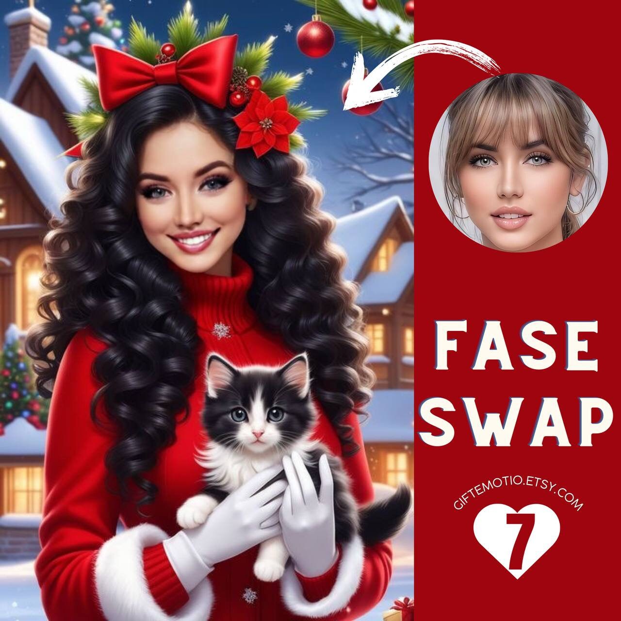 Face Swap Servicedigital Face Transformationphoto Editingpersonalized ...