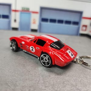 64 Corvette Keychain, 1964 Corvette C2 Keychain, Corvette Keychain ...