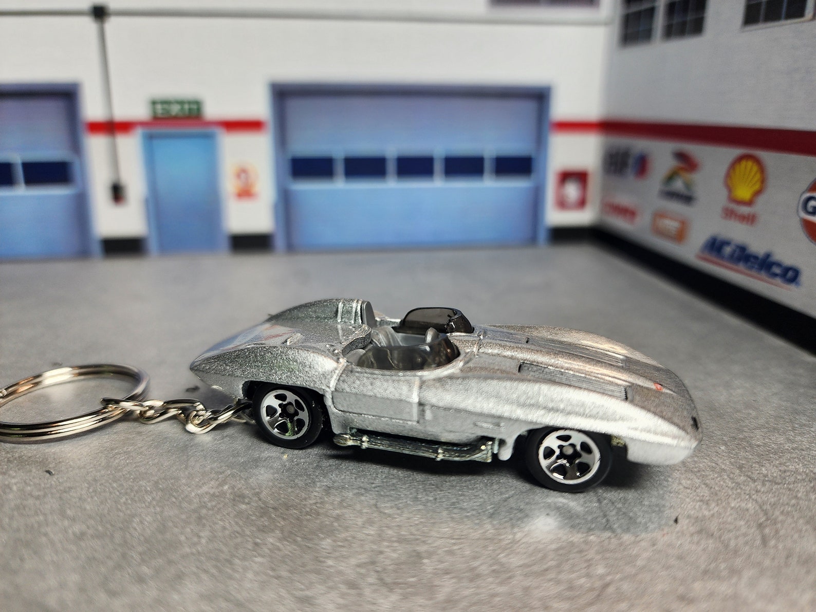 Corvette Stingray Keychain, Custom Corvette Stingray Keychain, C2 ...