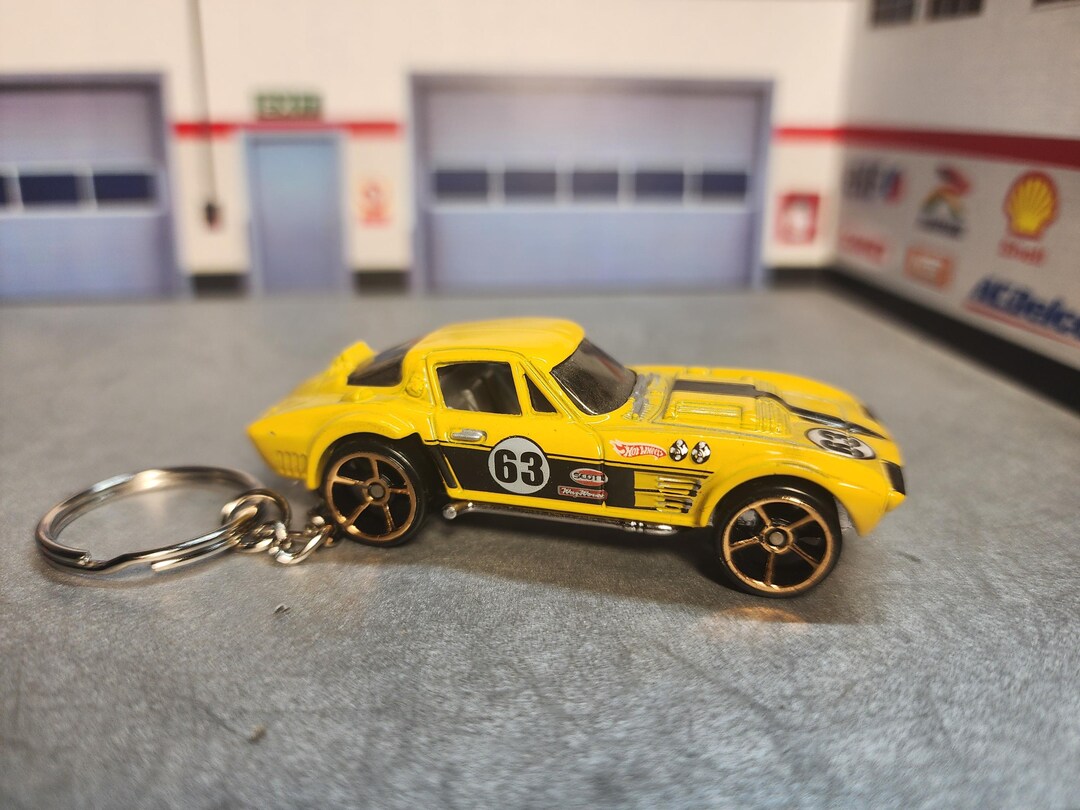 63 Corvette Keychain, 1963 Corvette C2 Keychain, Corvette Keychain ...