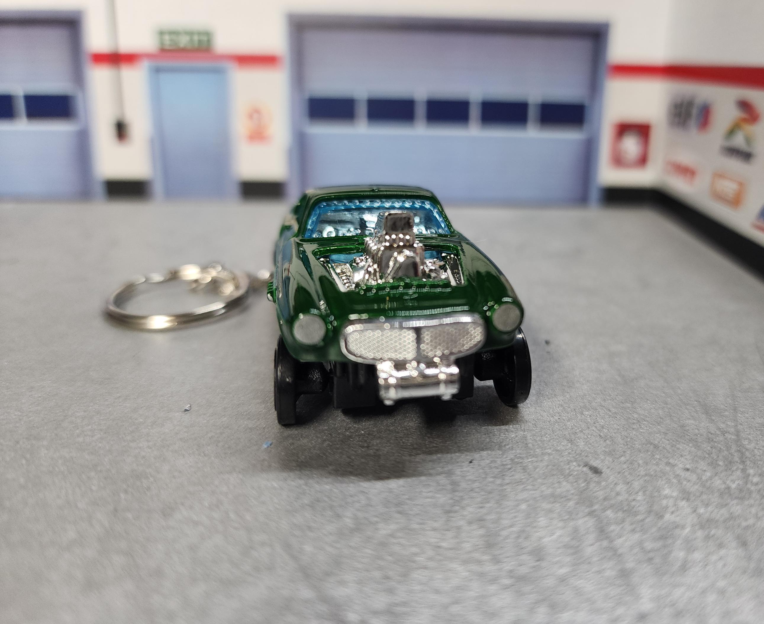 Volvo P1800 Gasser Keychain, Custom Volvo P1800 Keychain, Volvo ...