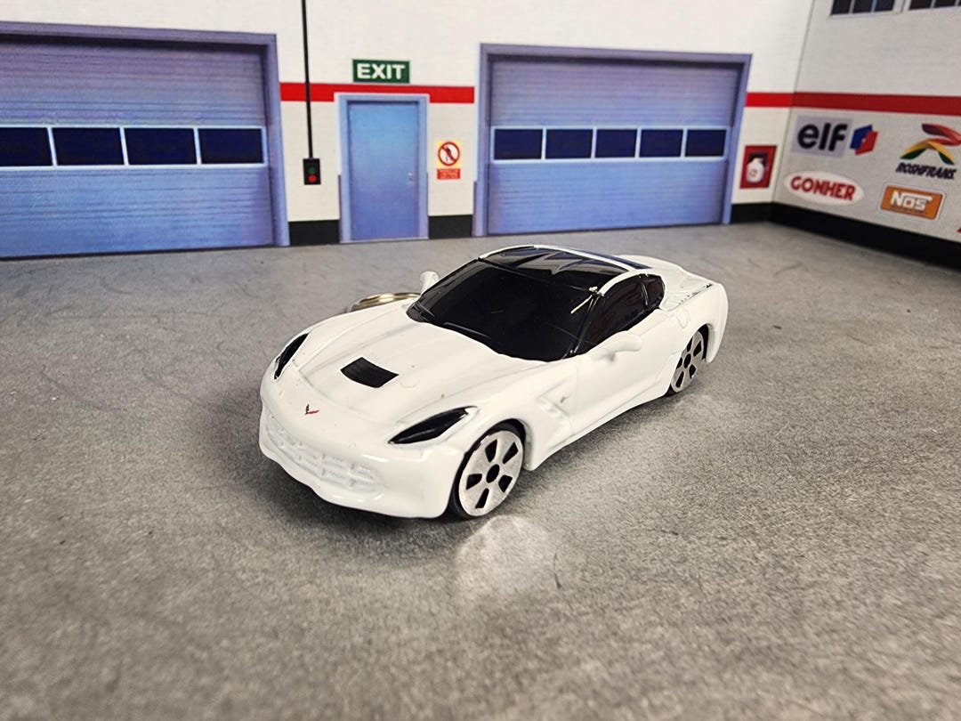 Corvette Stingray Keychain, Corvette C6 Stingray Keychain, Custom 2014 ...