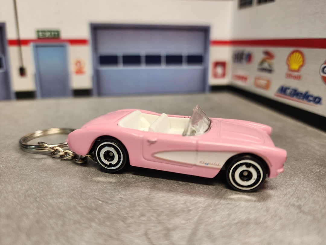 1956 Corvette C1 Keychain: Diecast Vette Keychain - Etsy