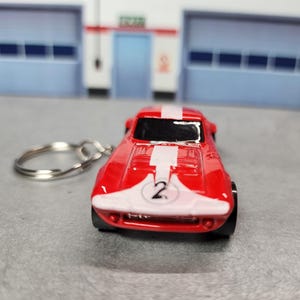 64 Corvette Keychain, 1964 Corvette C2 Keychain, Corvette Keychain ...