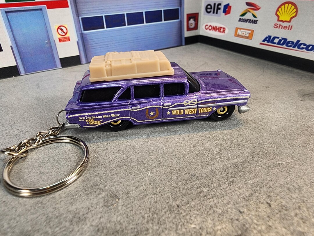 1959 Chevy Bel Air Wagon Keychain, Diecast Car Model - Etsy