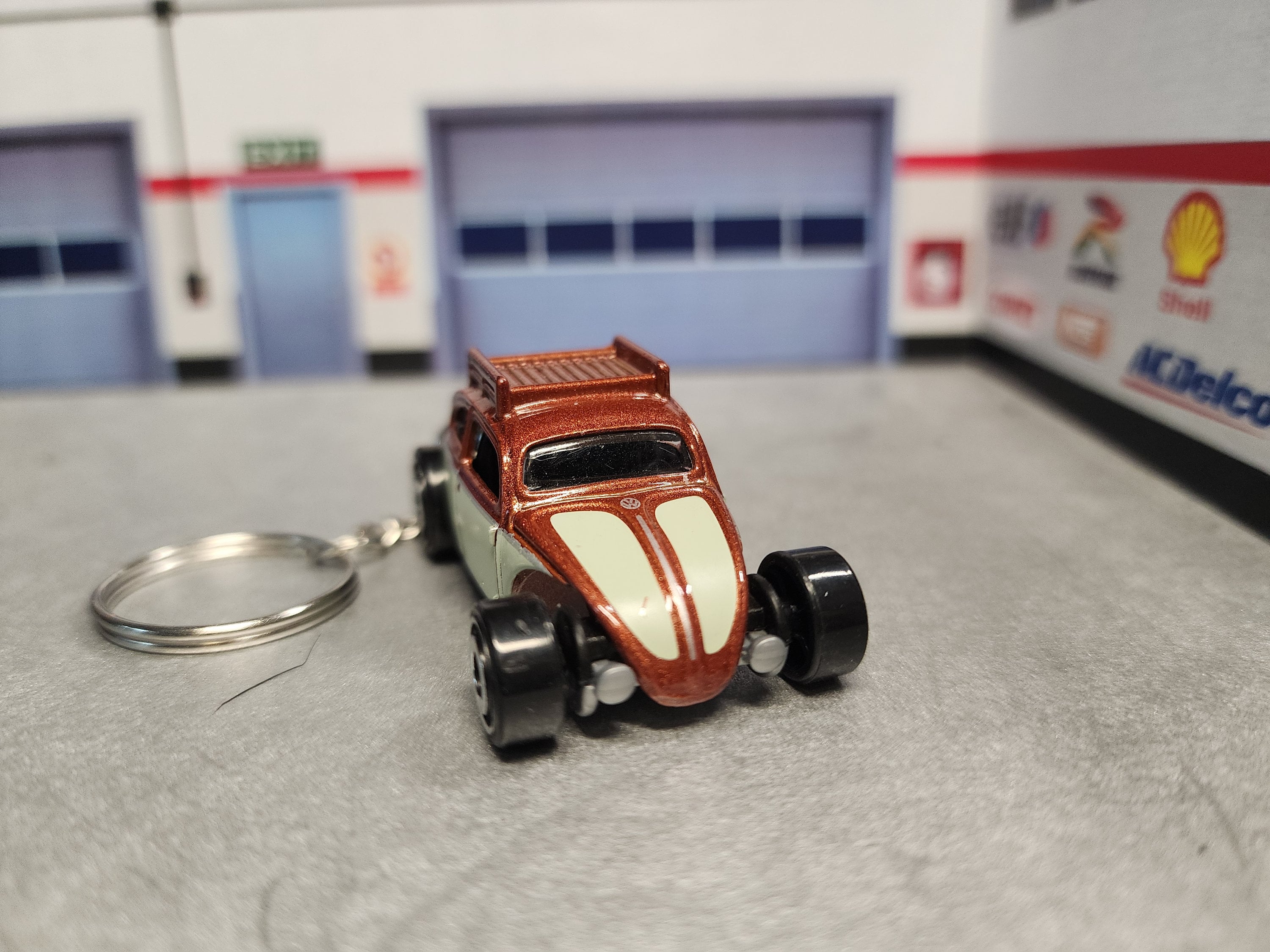 VW Bug Keychain, Custom Volkswagen Baja Beetle Keychain, Volkswagen ...