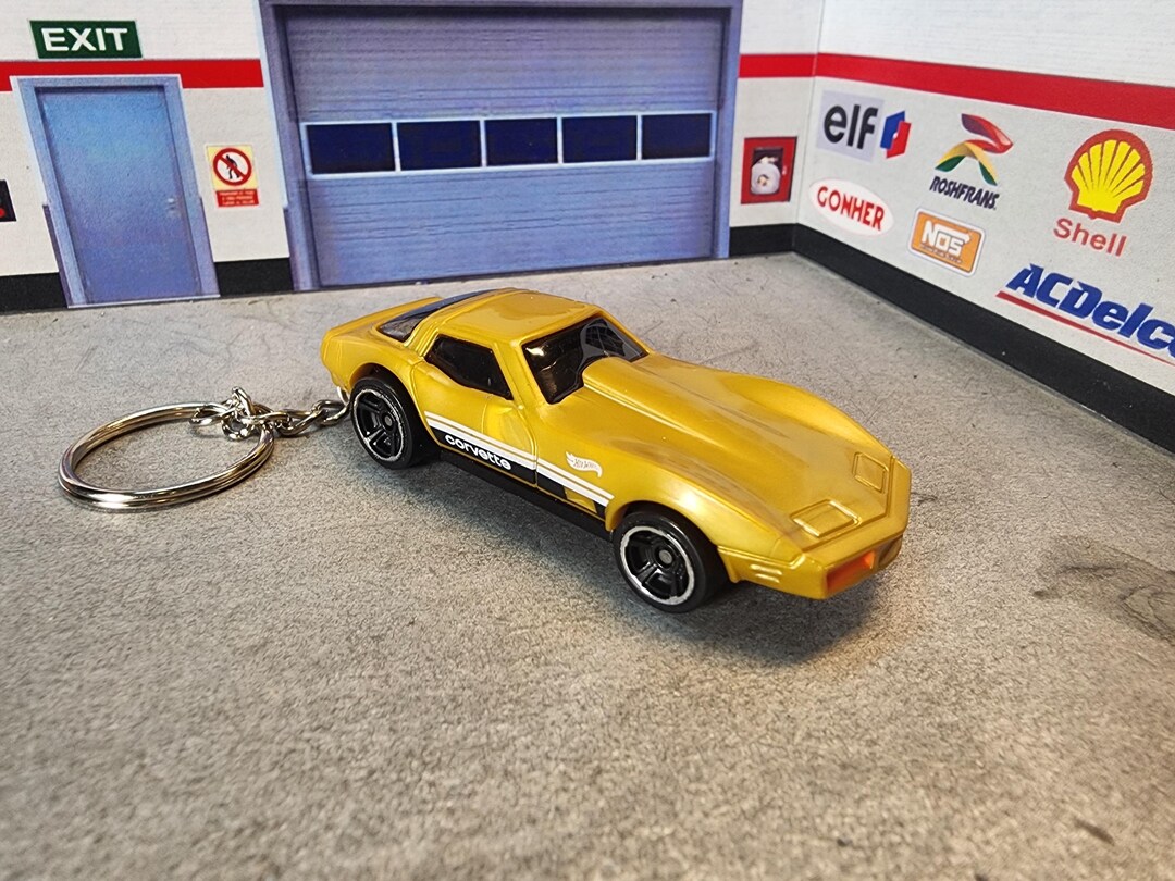 Corvette Stingray Keychain, 1970 Corvette Stingray Keychain, Custom C3 ...