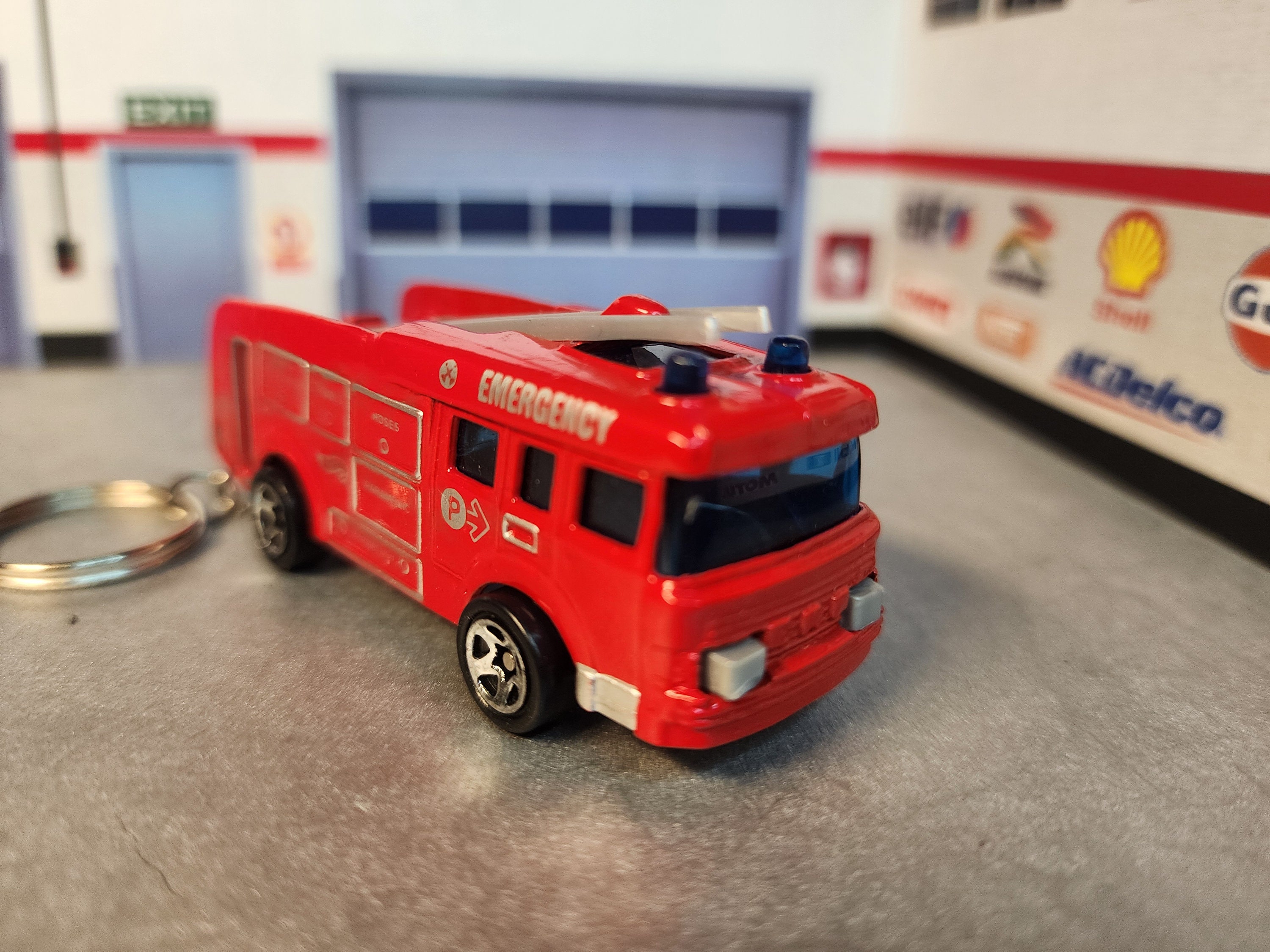 Fire Engine Keychain, Fire Truck Keychain, Custom Firetruck Keychain - Etsy