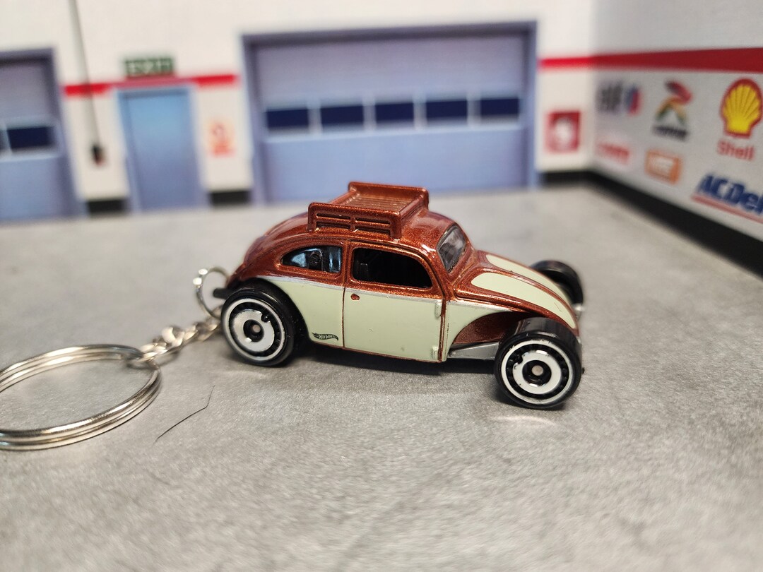 VW Bug Keychain, Custom Volkswagen Baja Beetle Keychain, Volkswagen ...