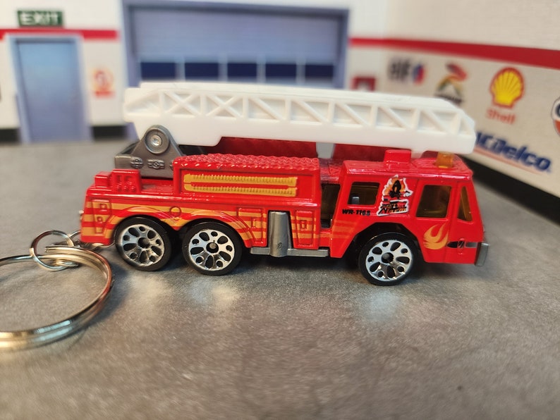 Fire Engine Keychain, Fire Truck Keychain, Custom Firetruck Keychain - Etsy