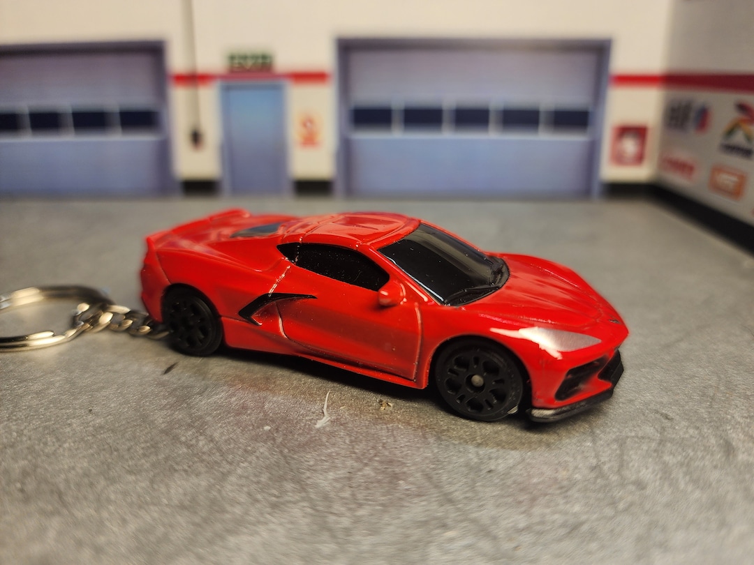 C8 Corvette Keychain, Corvette C8 Keychain, Custom Corvette Keychain ...