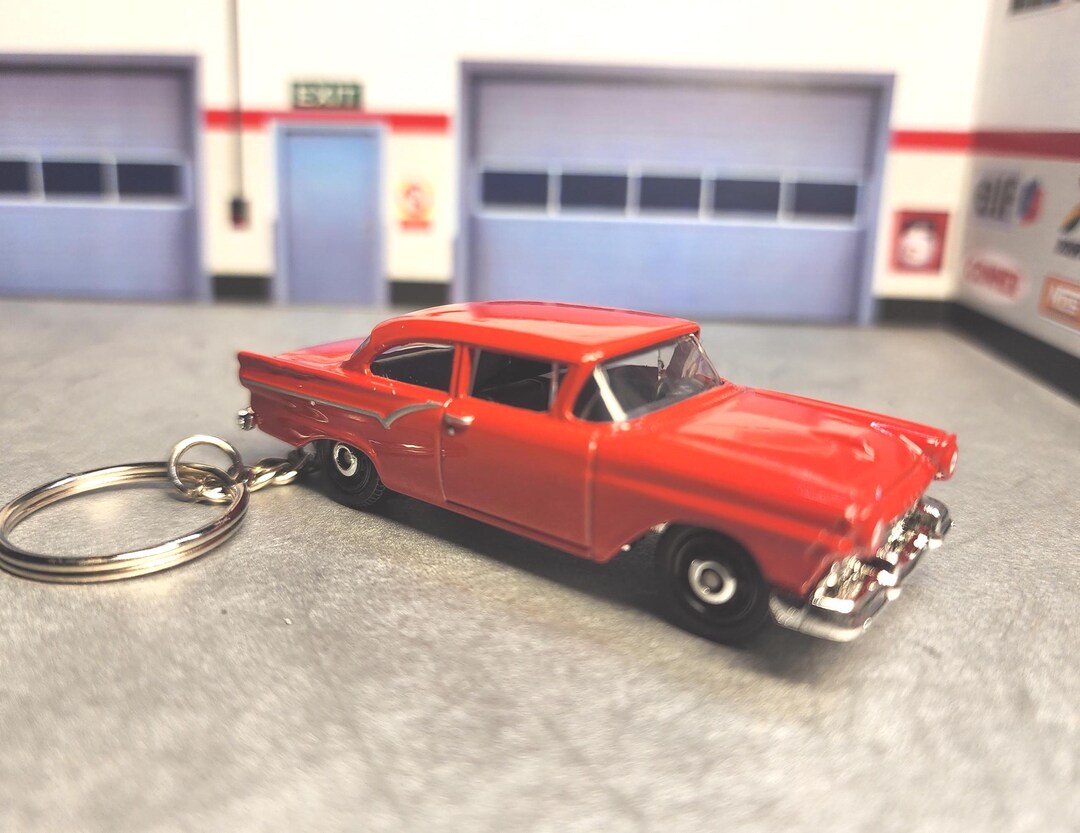 1957 Ford Custom 300 Keychain, 57 Ford Custom 300 Keychain, Ford ...