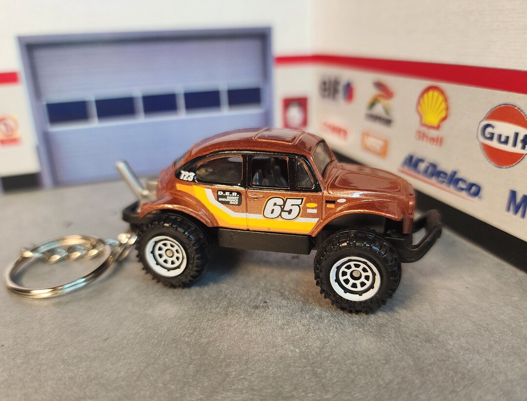 Custom Volkswagen Baja Beetle Keychain, 1:64 Diecast VW Bug Keychain ...
