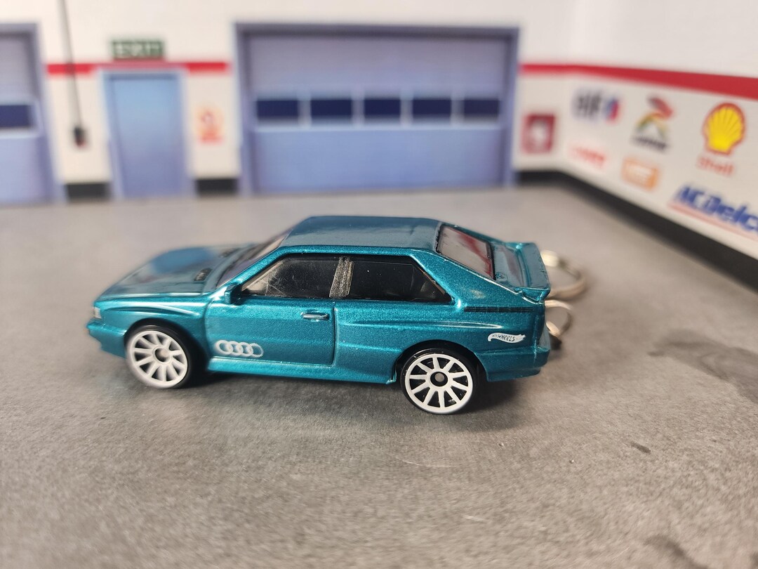 1987 Audi Quattro Keychain, Custom Audi Quattro Keychain, Audi Keychain ...