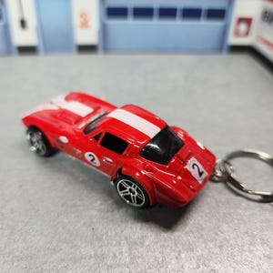 64 Corvette Keychain, 1964 Corvette C2 Keychain, Corvette Keychain ...