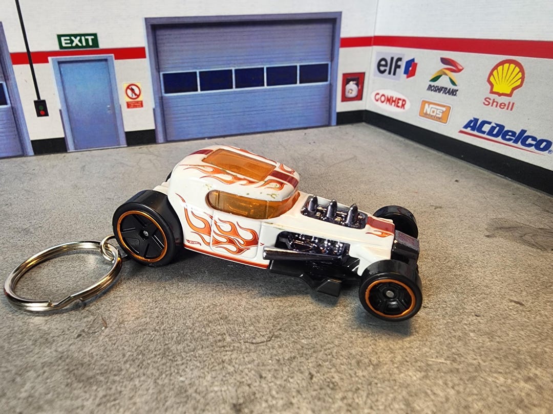 Custom Hot Rod Coupe Keychain, Hot Rod Coupe Keychain, Ford Keychain - Etsy