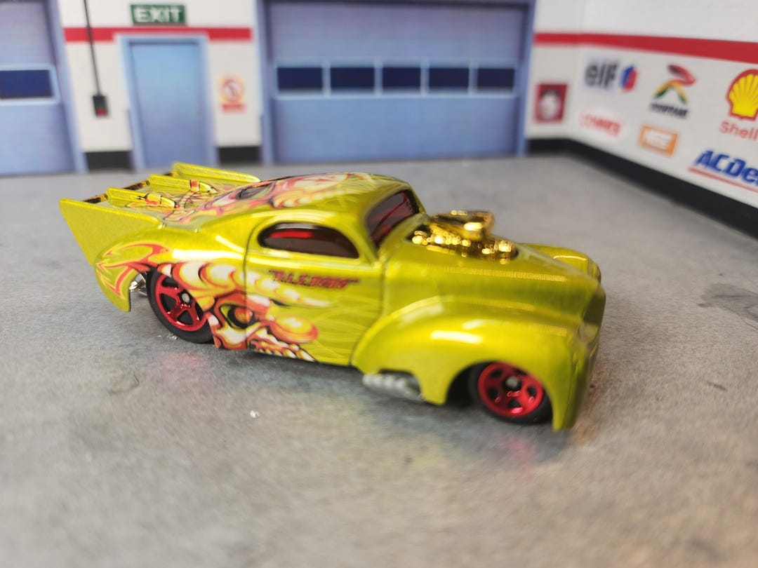 Willys Gasser Coupe Keychain, 1941 Willys Coupe Keychain, Custom Willys ...