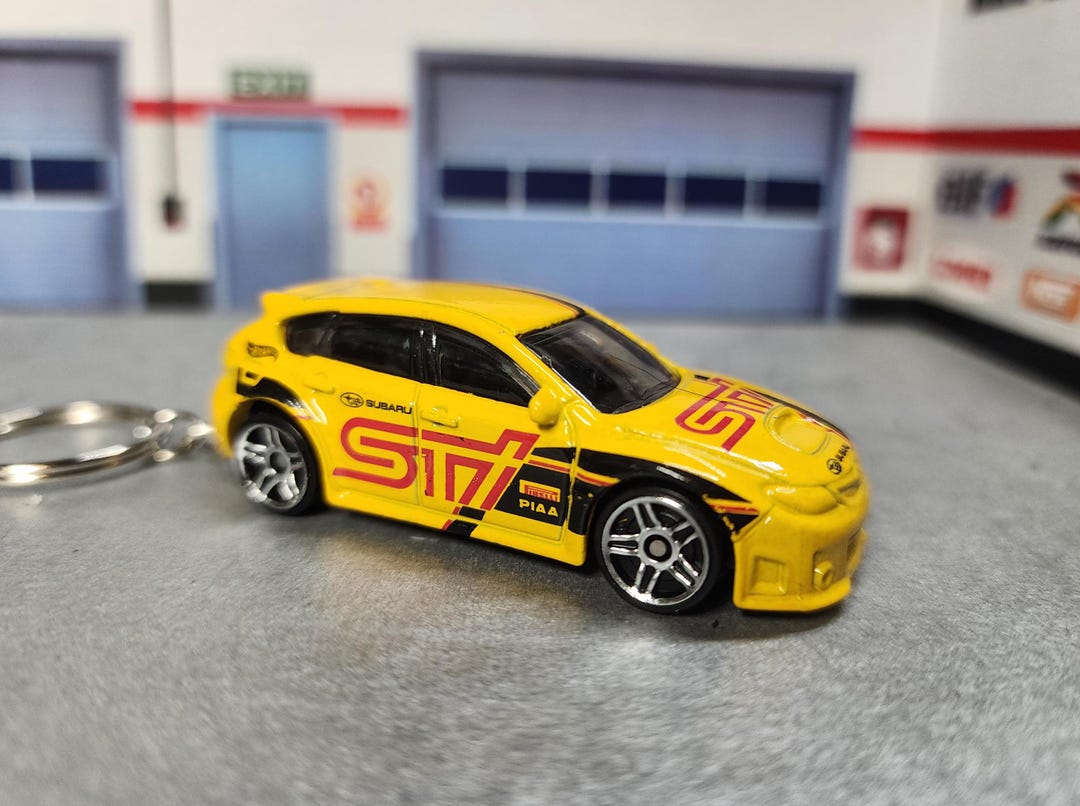 Subaru WRX STI Keychain, Custom Subaru Keychain, WRX Keychain, Premium ...