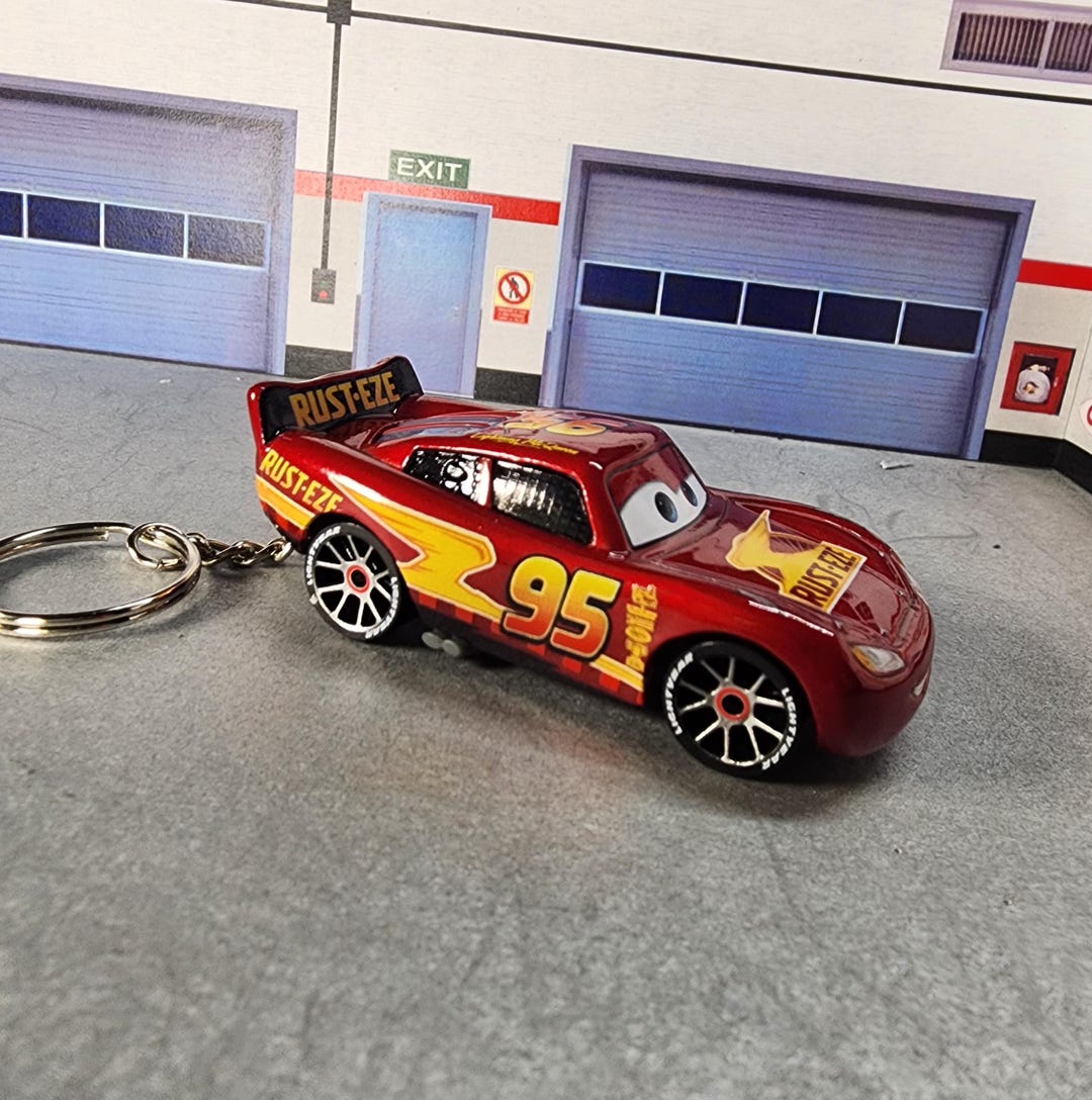 Lighting Mcqueen Keychain From the Pixar Movie Cars Keychain, Custom ...