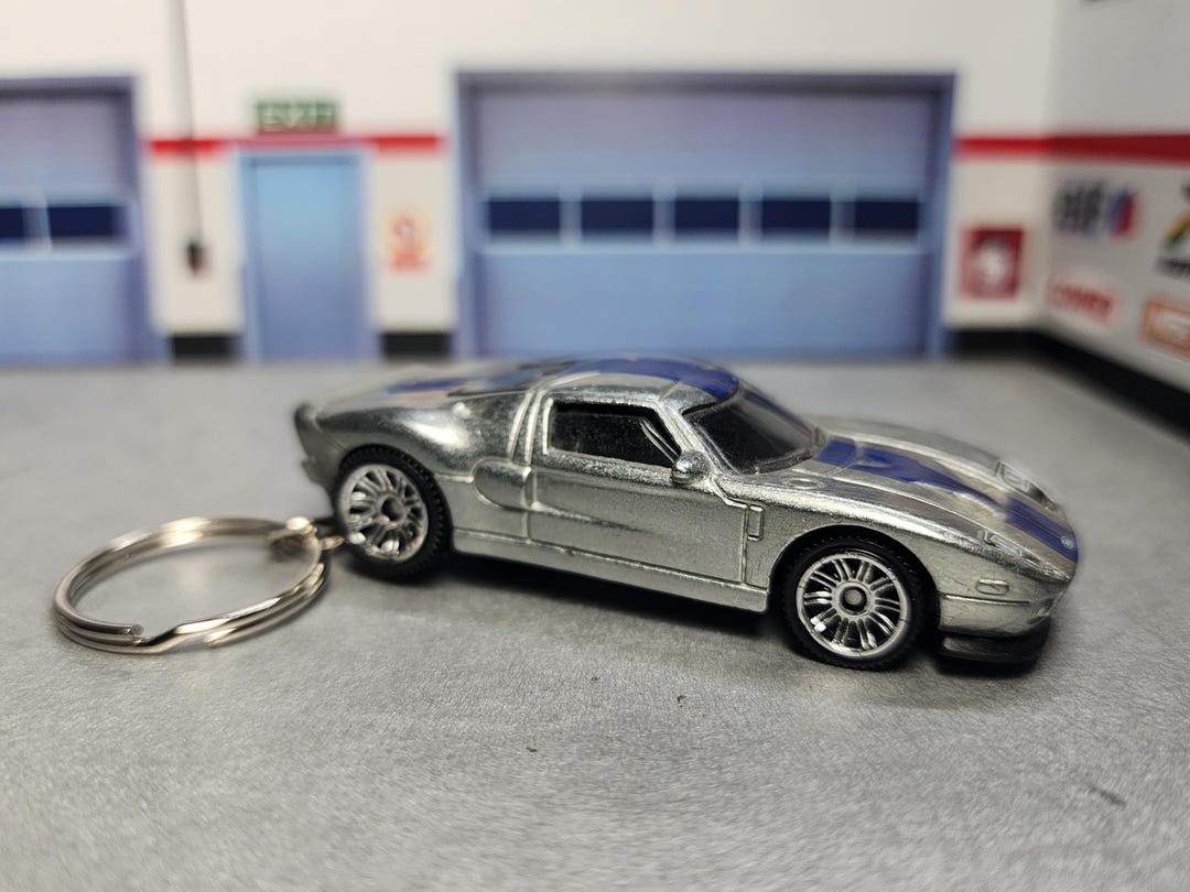 Ford GT 40 Keychain, Ford GT-40 Keychain, Custom Ford Keychain, Premium ...