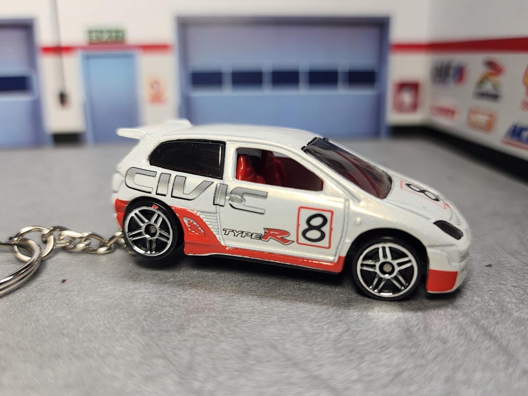 Honda Civic Si Keychain: 1/64 Scale Diecast Model - Etsy