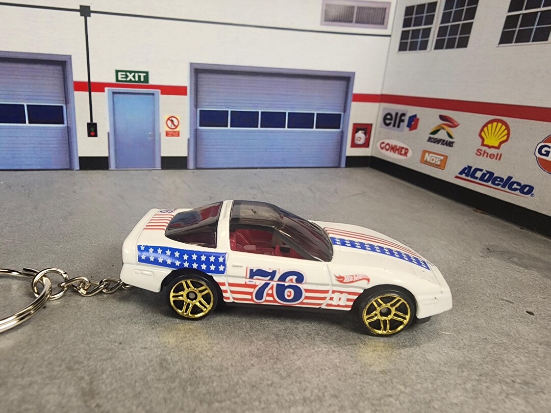 1984 Corvette Keychain, Corvette C2 Keychain, Custom 1984 Corvette ...