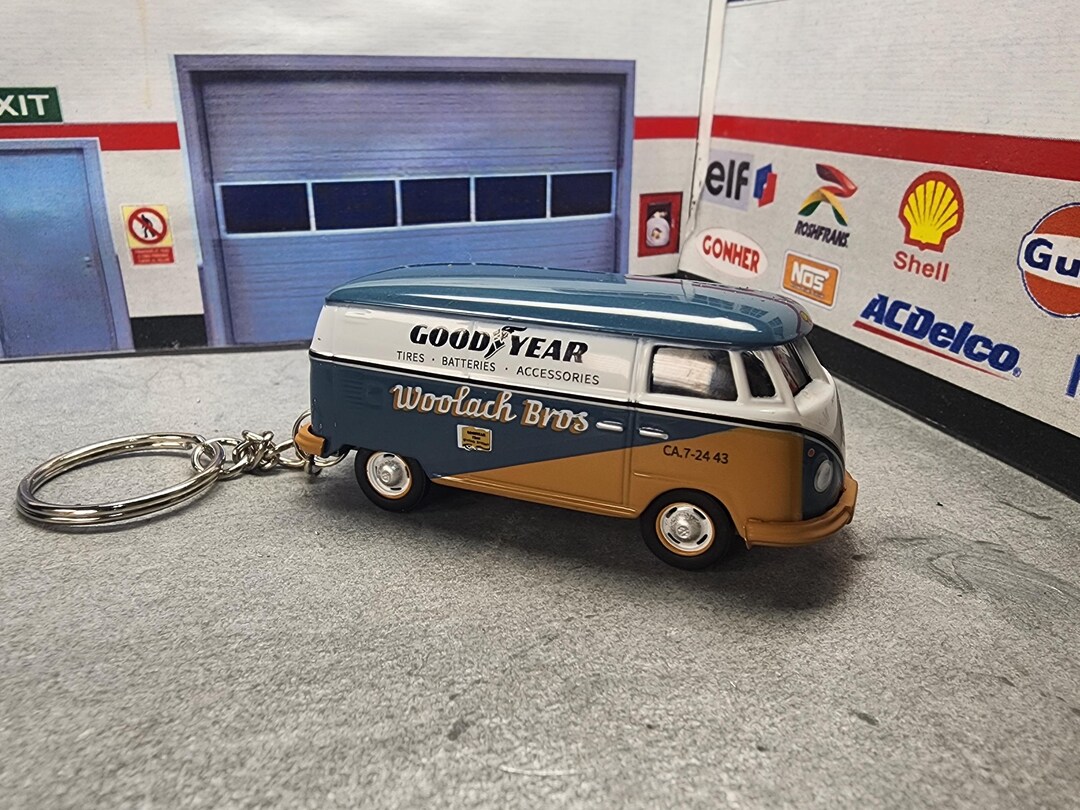 1964 VW Panel Van Keychain, Goodyear Tire Theme, 1:64 Scale - Etsy
