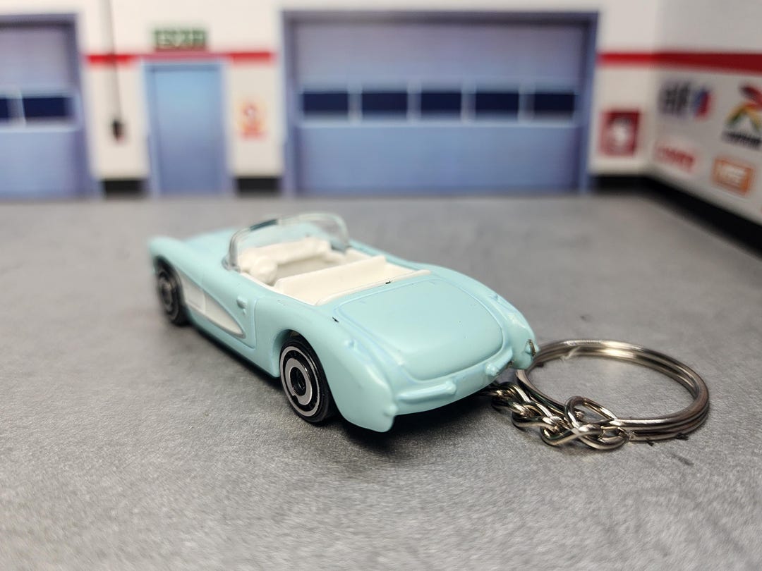 56 Corvette Keychain, 1956 Corvette C1 Keychain, 56 Corvette Keychain ...